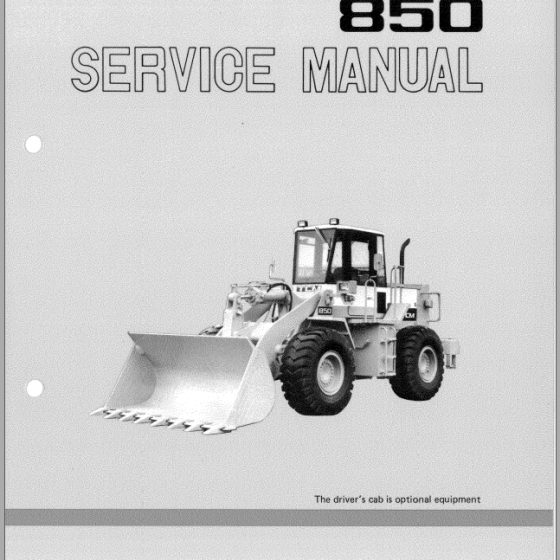 TCM Wheel Loader 850 Parts Manual EN JP