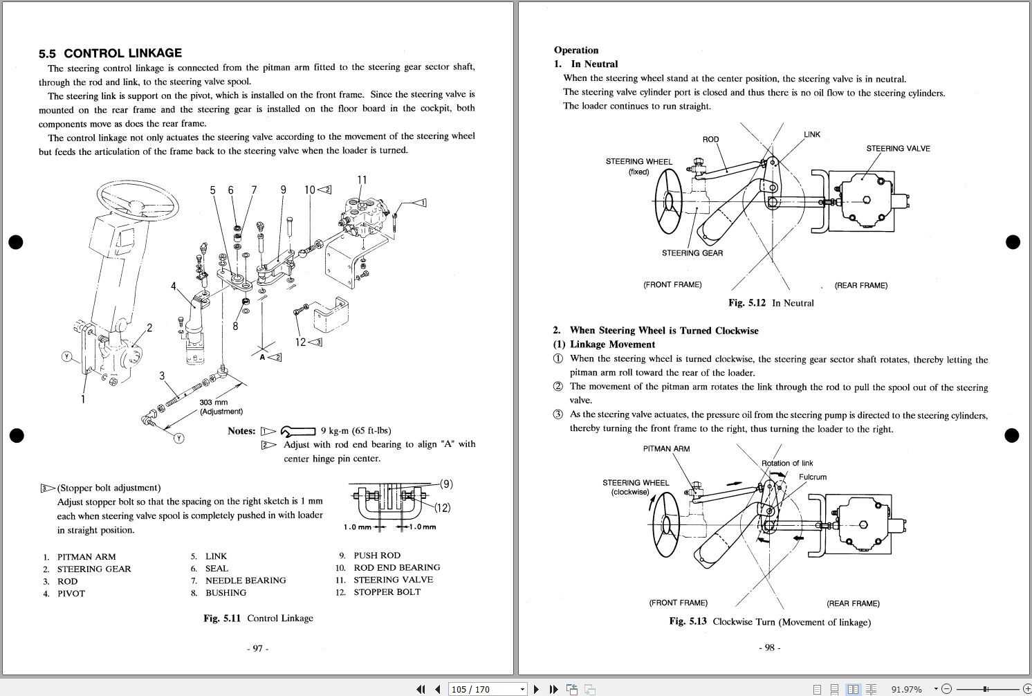 TCM Wheel Loader 866 Service Manual SEW-669AE