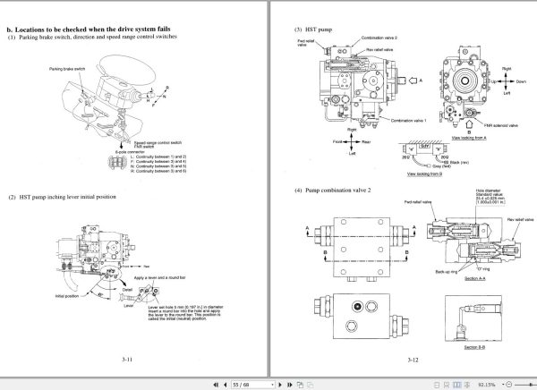 TCM Wheel Loader L13-3 L16-3 Inspection Manual M-019AE