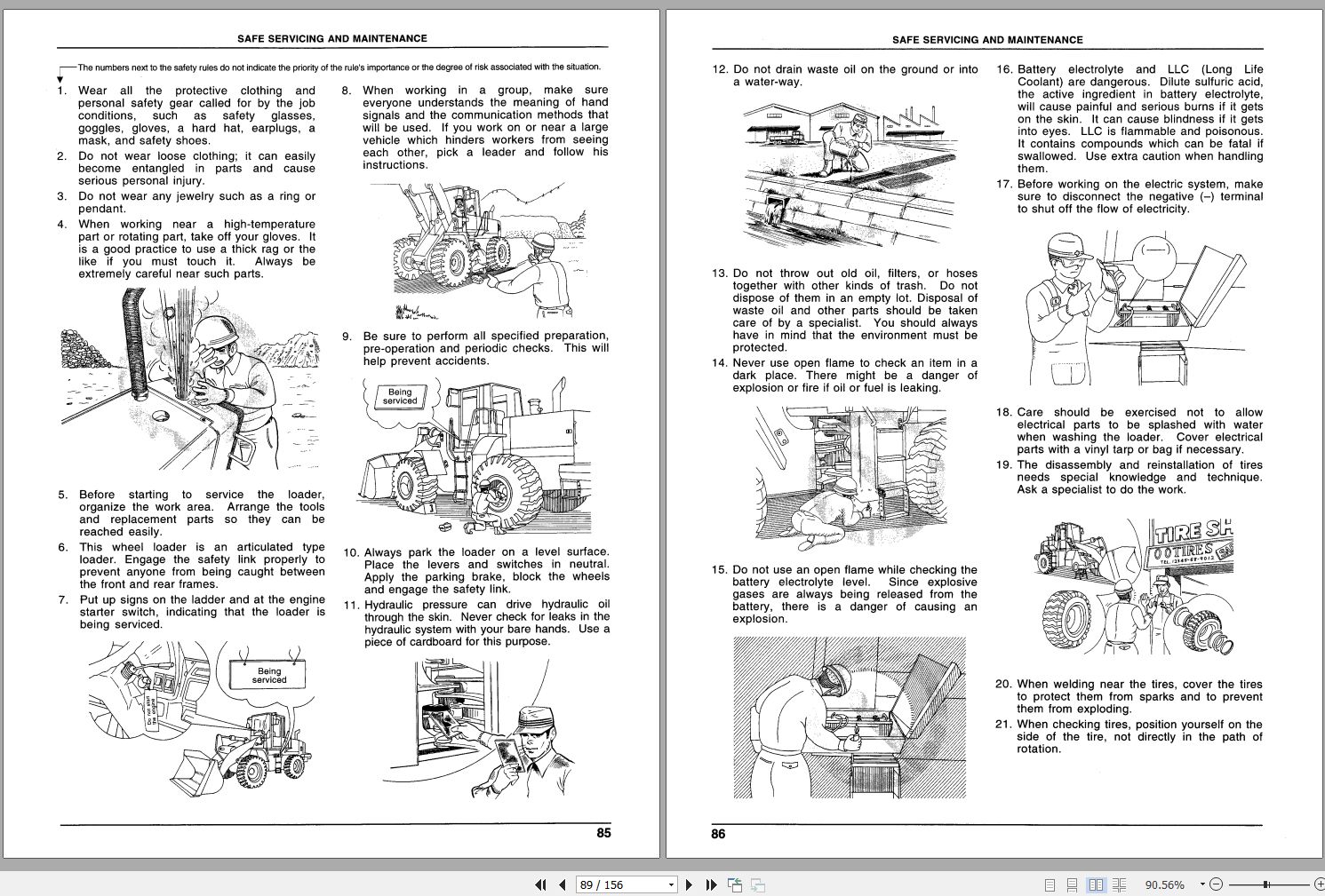 TCM Wheel Loader L20-2 Operation Maintenance Manual OW-648BE