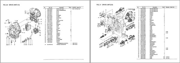 TCM Wheel Loader L20 Parts Manual PW-648A