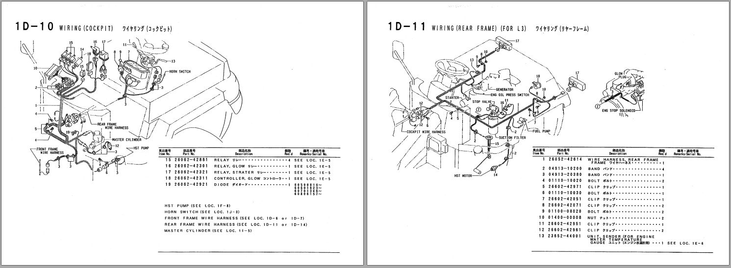 TCM Wheel Loader L3 L4 L5 L6 Parts Manual PW-605J EN JP