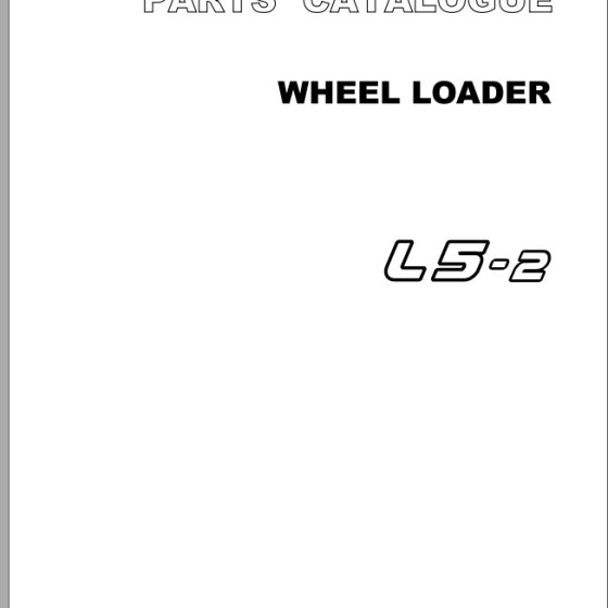 TCM Wheel Loader L40 Parts Manual