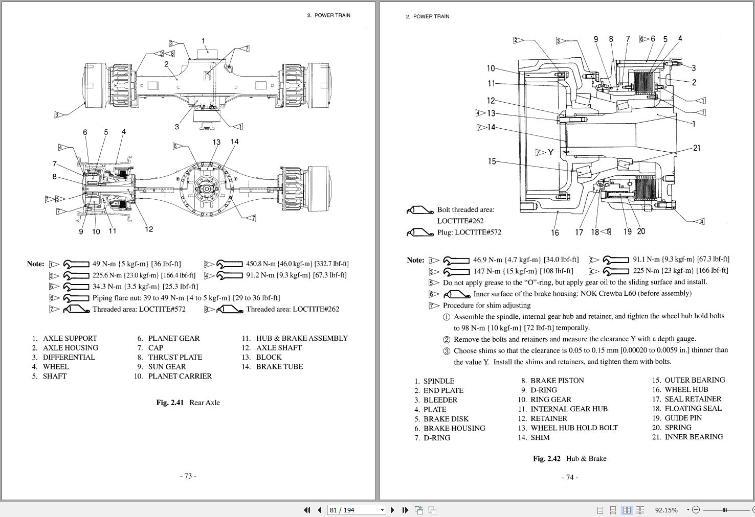 TCM Wheel Loader L50-3 Service Manual SEW-682CE