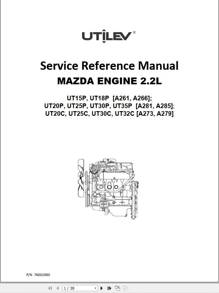 Yale Forklift A809 (GC_GLC030-040AF) Service Manual