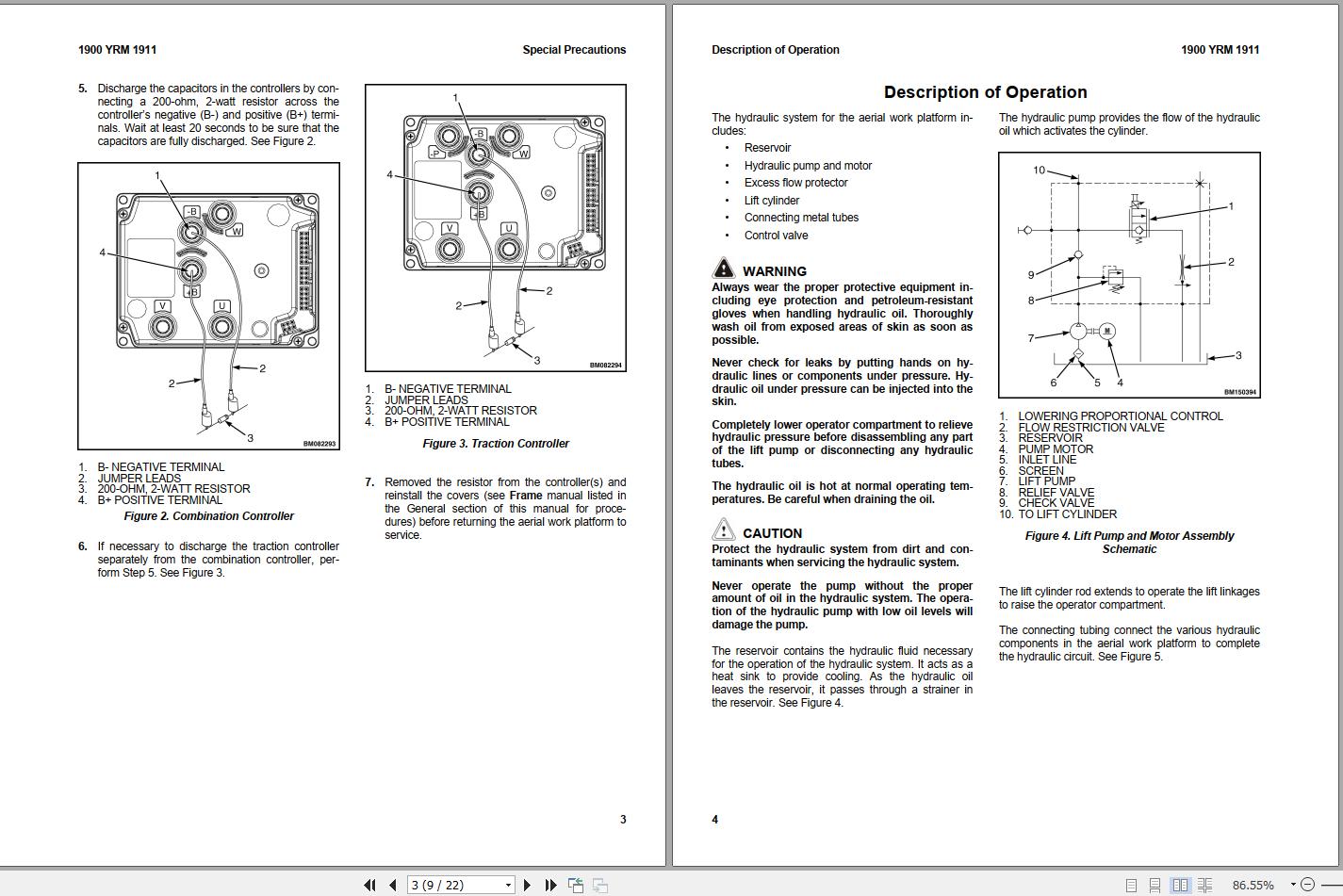 Yale Forklift A944 (AER020AA) Service Manual