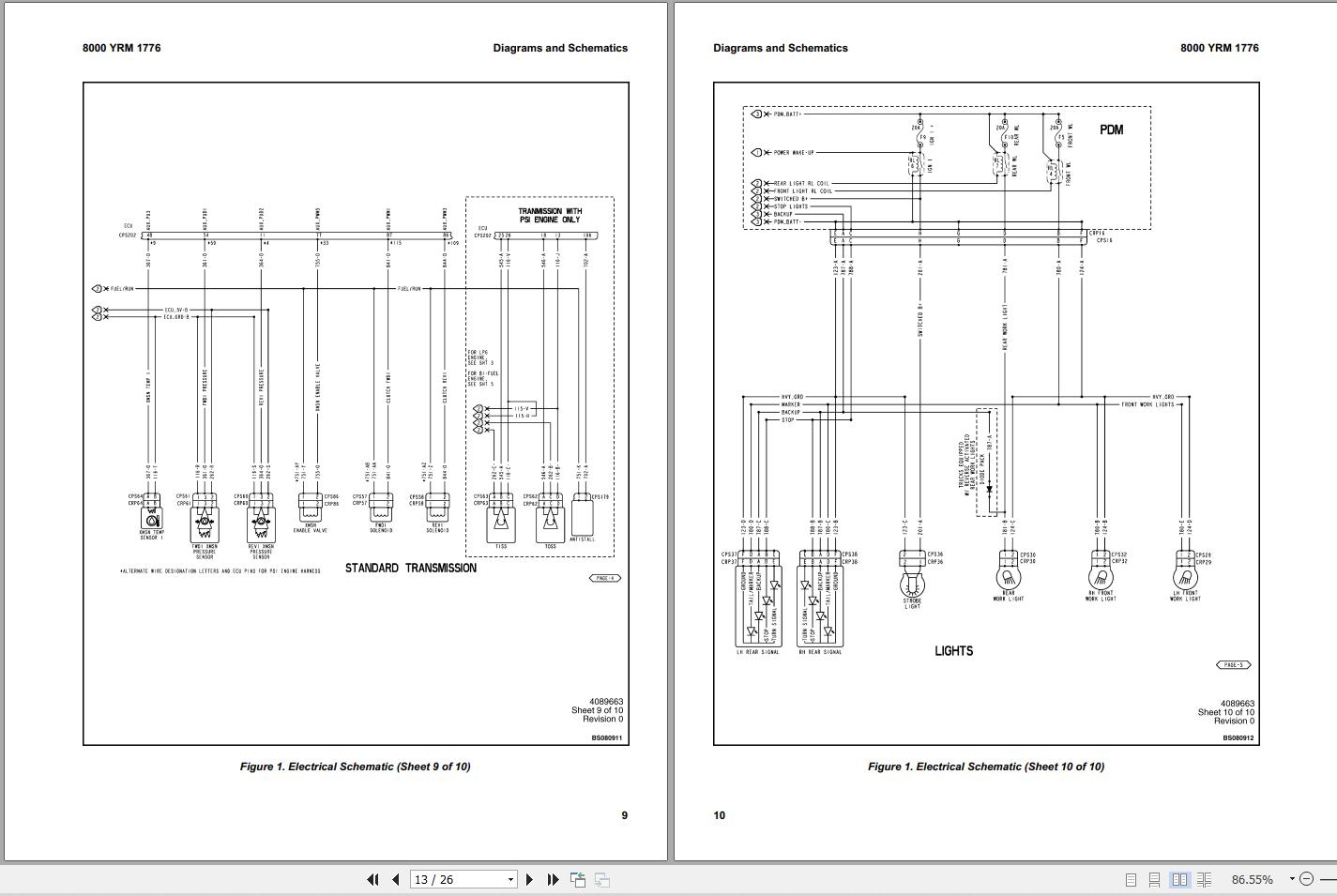 Yale Forklift B974 (GLP20LX to GDP25LX Europe) Service Manual 08.2023