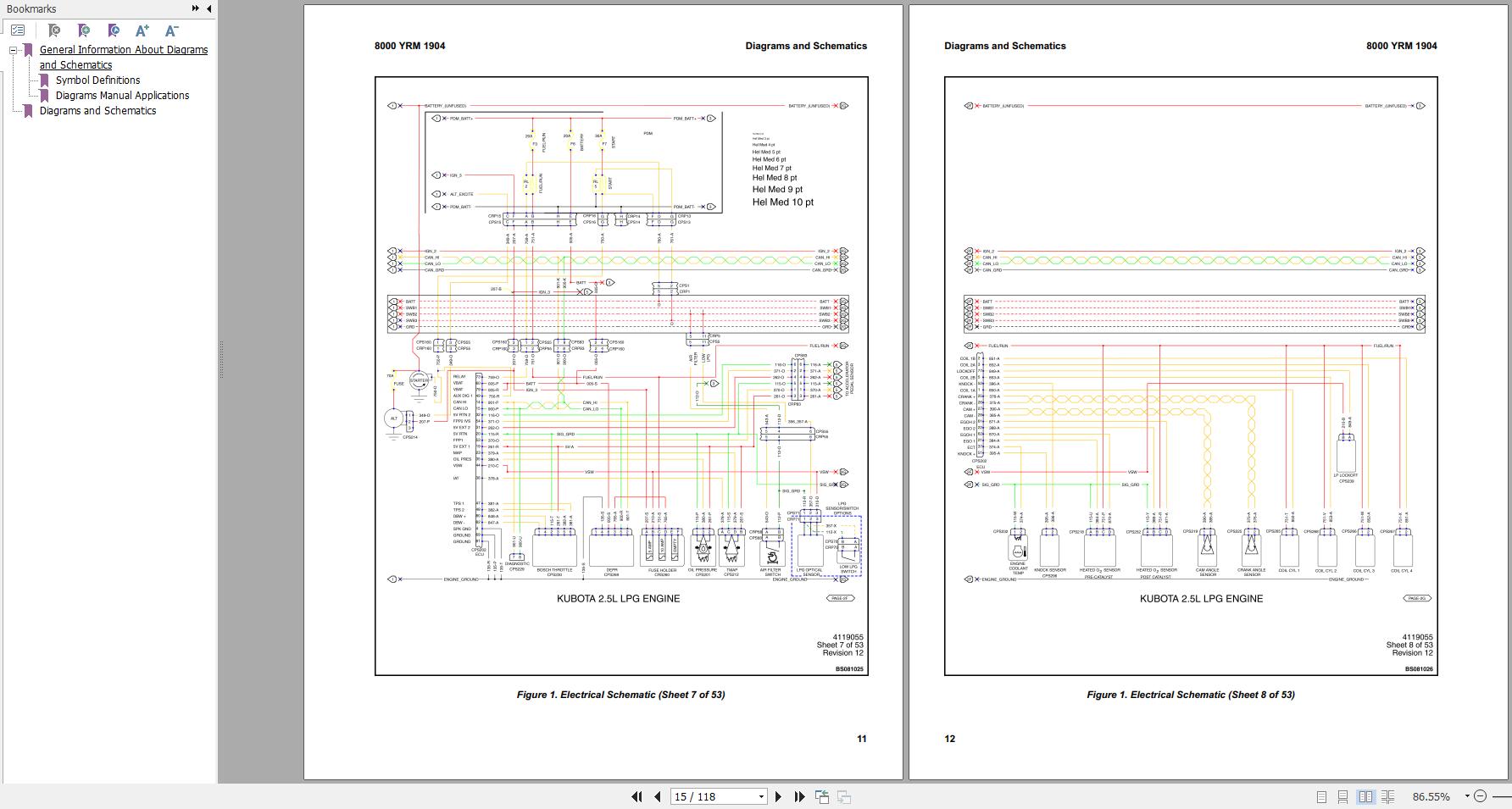 Yale Forklift G878 (GP135VX to GP155VXS) Service Manual 07.2023