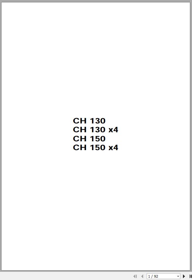AUSA Forklift Collection Part List PDF