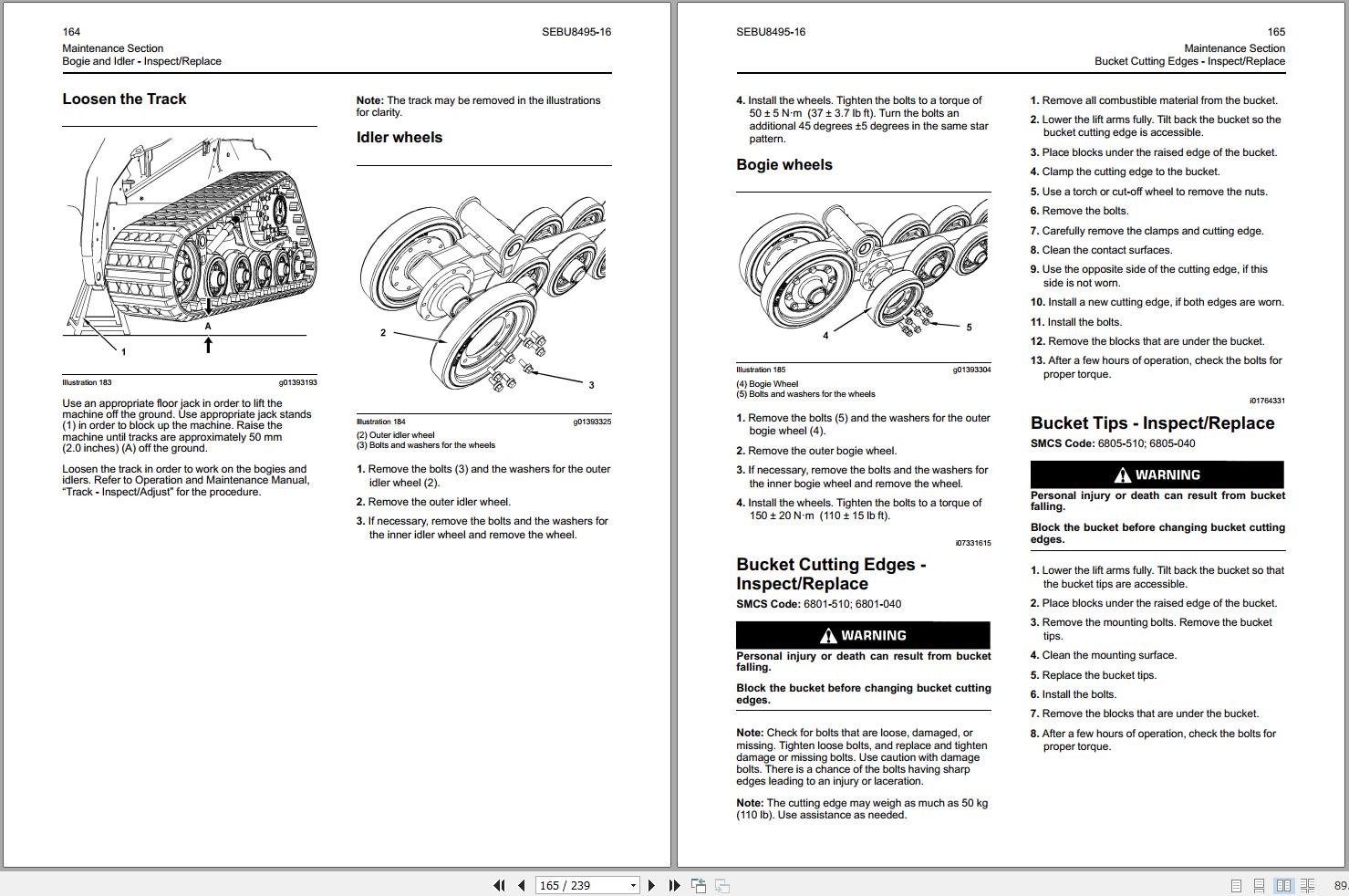 CAT Loaders 216B3 - 252B3 247B3 257B3 259B3 Operation Maintenance Manual