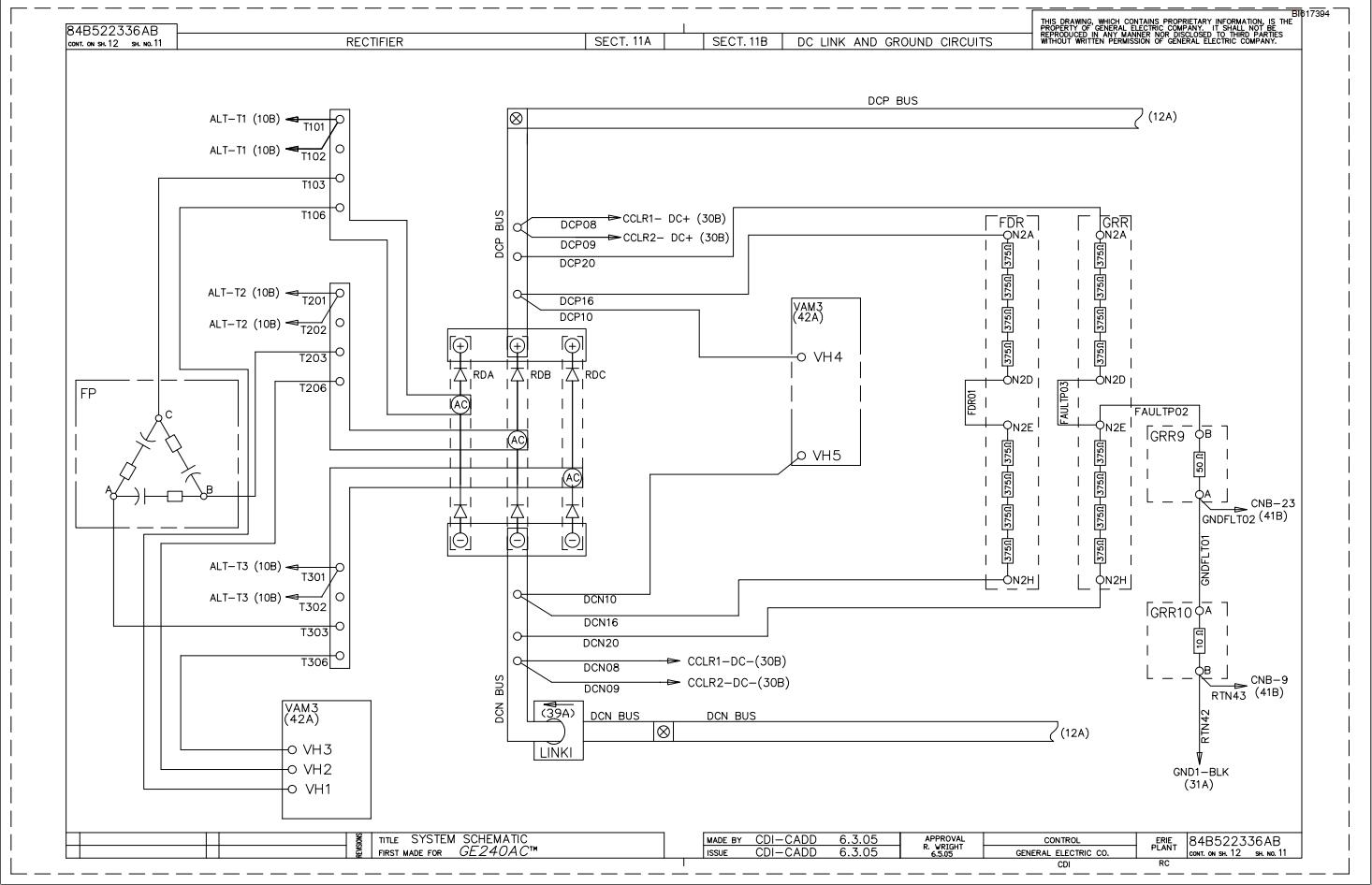 Caterpillar AC Wheel 17KG535B1 Drive System Schematic Diagram BI617394