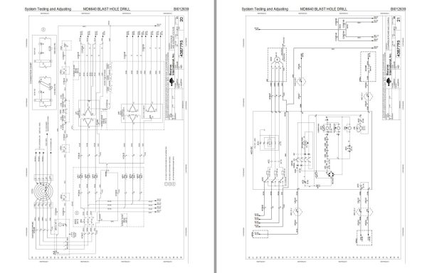 Caterpillar Blast Hole Drill MD6640 Operation & Testing And Adjusting ...