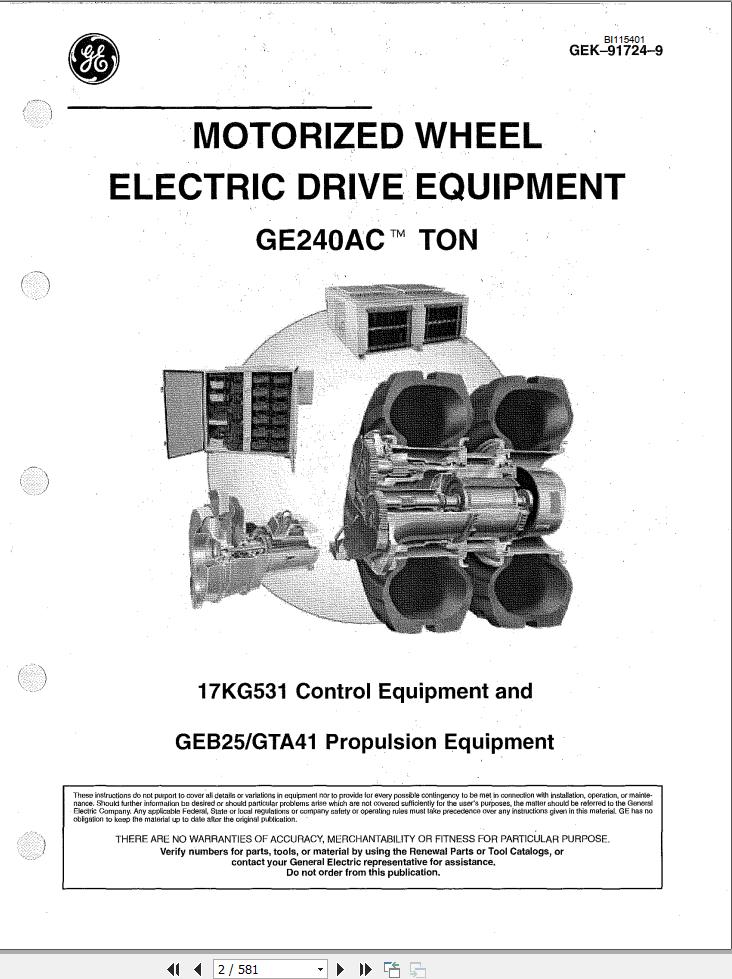 Caterpillar Equipment Service Manual BI115401