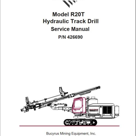 Caterpillar Hydraulic Track Drill R30C Service Manual BI615880