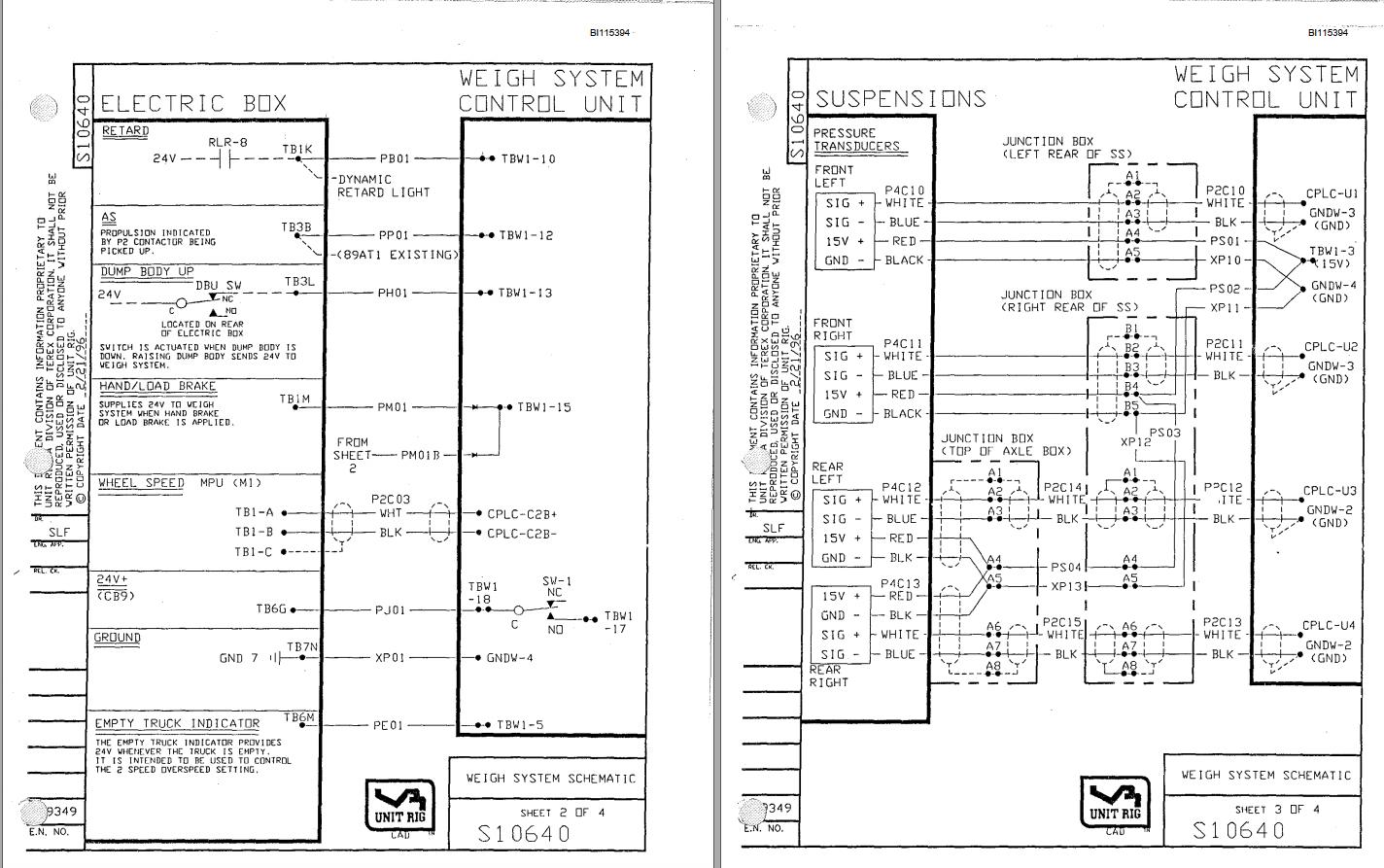 Caterpillar Truck Component Weigh System Manual BI115394