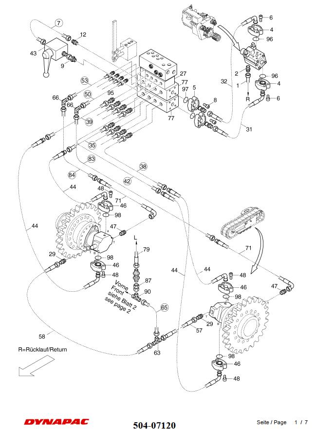 Dynapac Compact Planer PL2000LS Spare Parts Catalogue