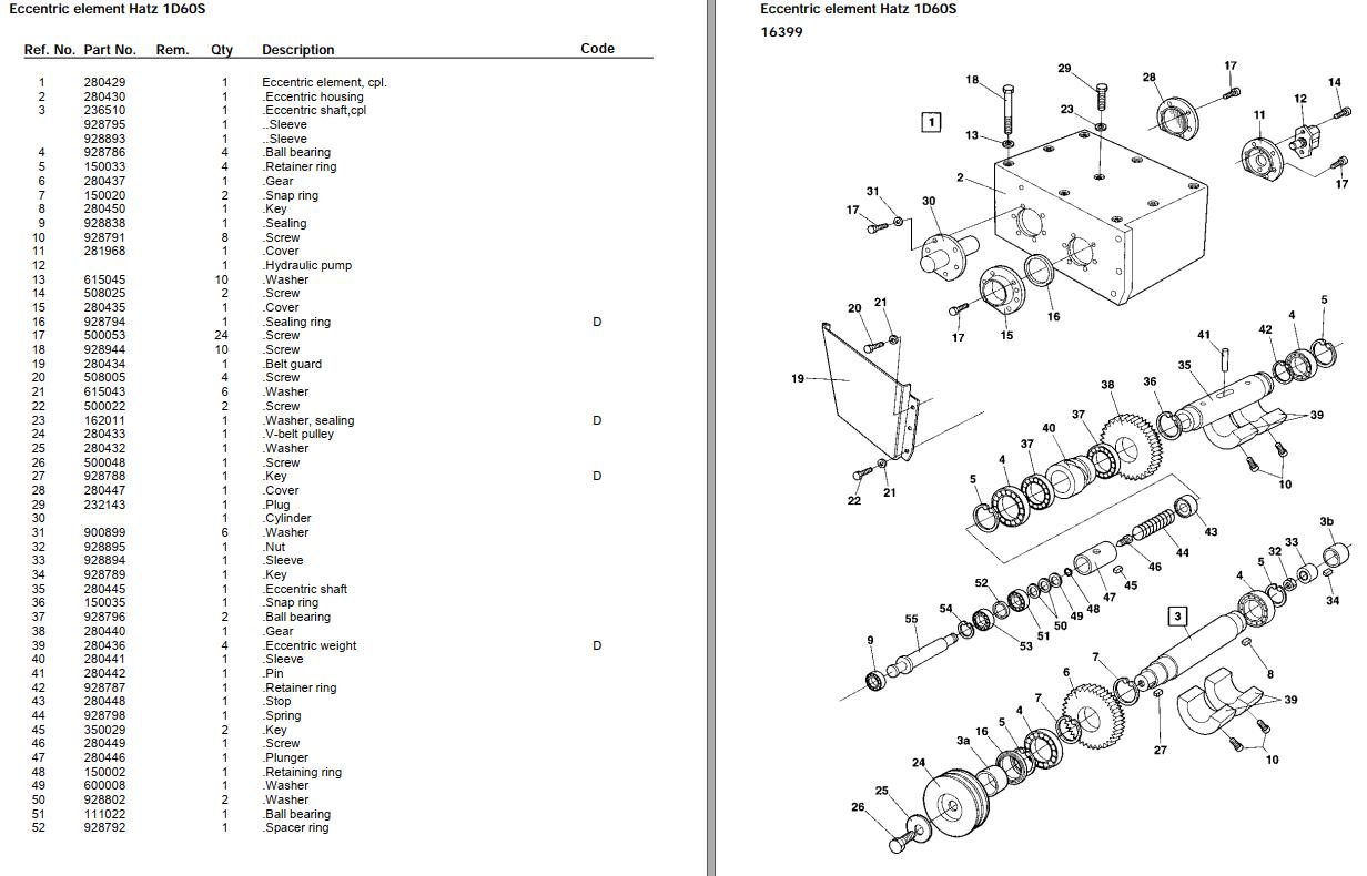 Dynapac Plate Compactor LG450 Spare Parts Catalogue
