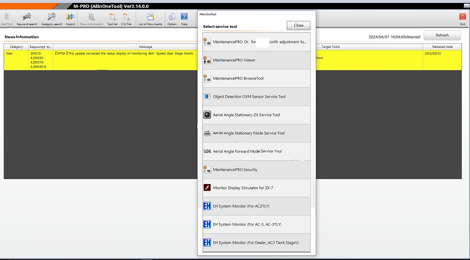 Hitachi M-Pro MPro AllInOne MPDr ver3.14.0.0 Diagnostic Tool Remote How To Install Guide Instruction