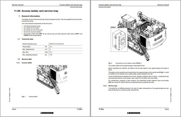 Liebherr Hydraulic Excavator R9400 Service Manual 43063 06.2021