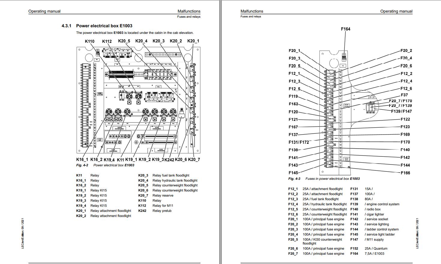 Liebherr Mining Crawler Excavators R9350 Operating Manual 30617 2021