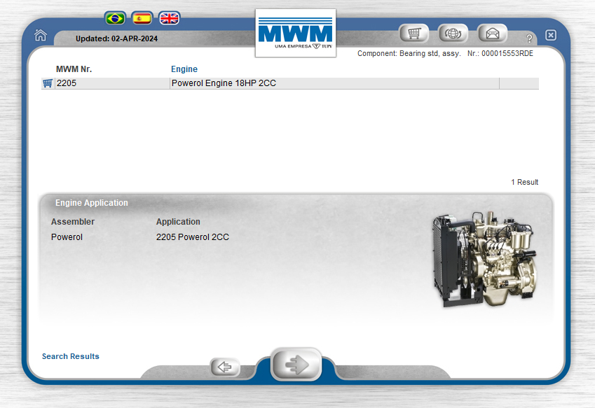 MWM EPC Spare Parts List Motores Diesel 04.2024 How To Install Guide Instruction