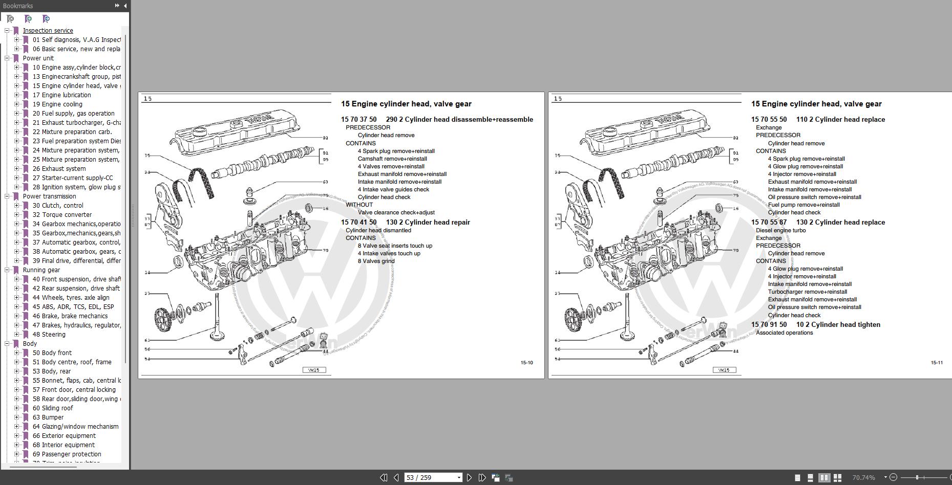 Volkswagen Golf I Wiring Diagrams and Repair Manuals