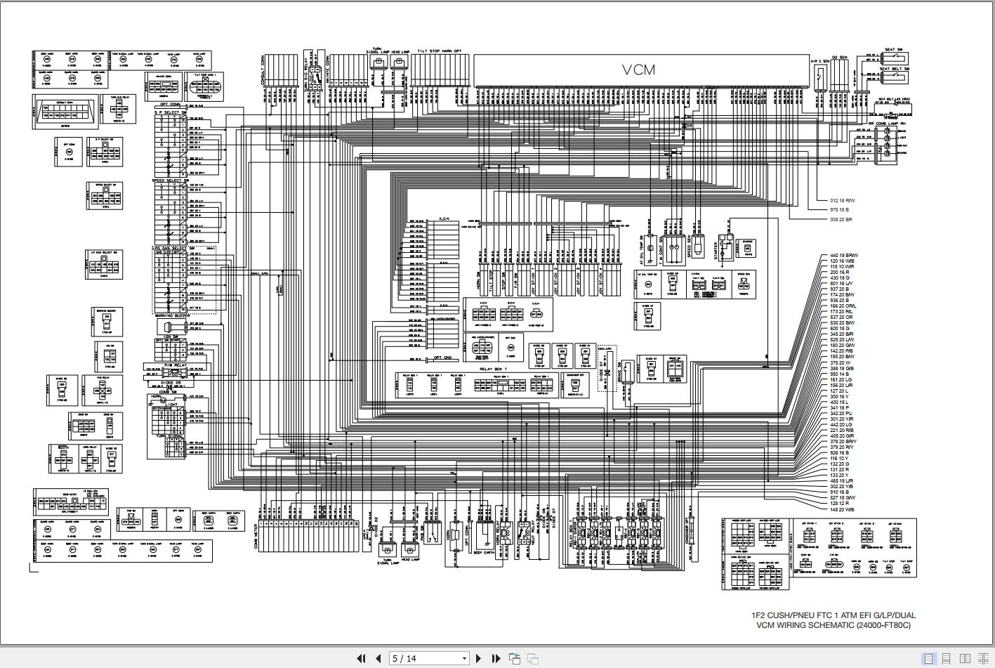 CAT USA Service Part Manual Circuit Schematics PDF 2024