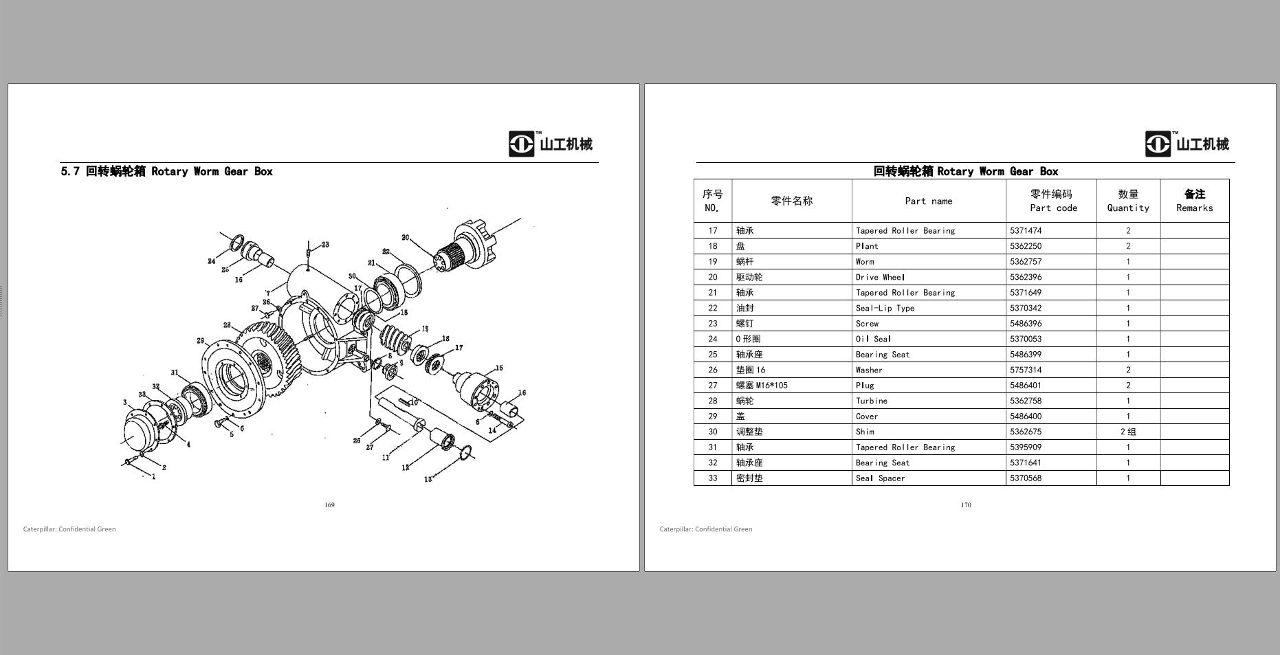 Caterpillar Motor Grader SEM 919 SEM 921 Parts Book