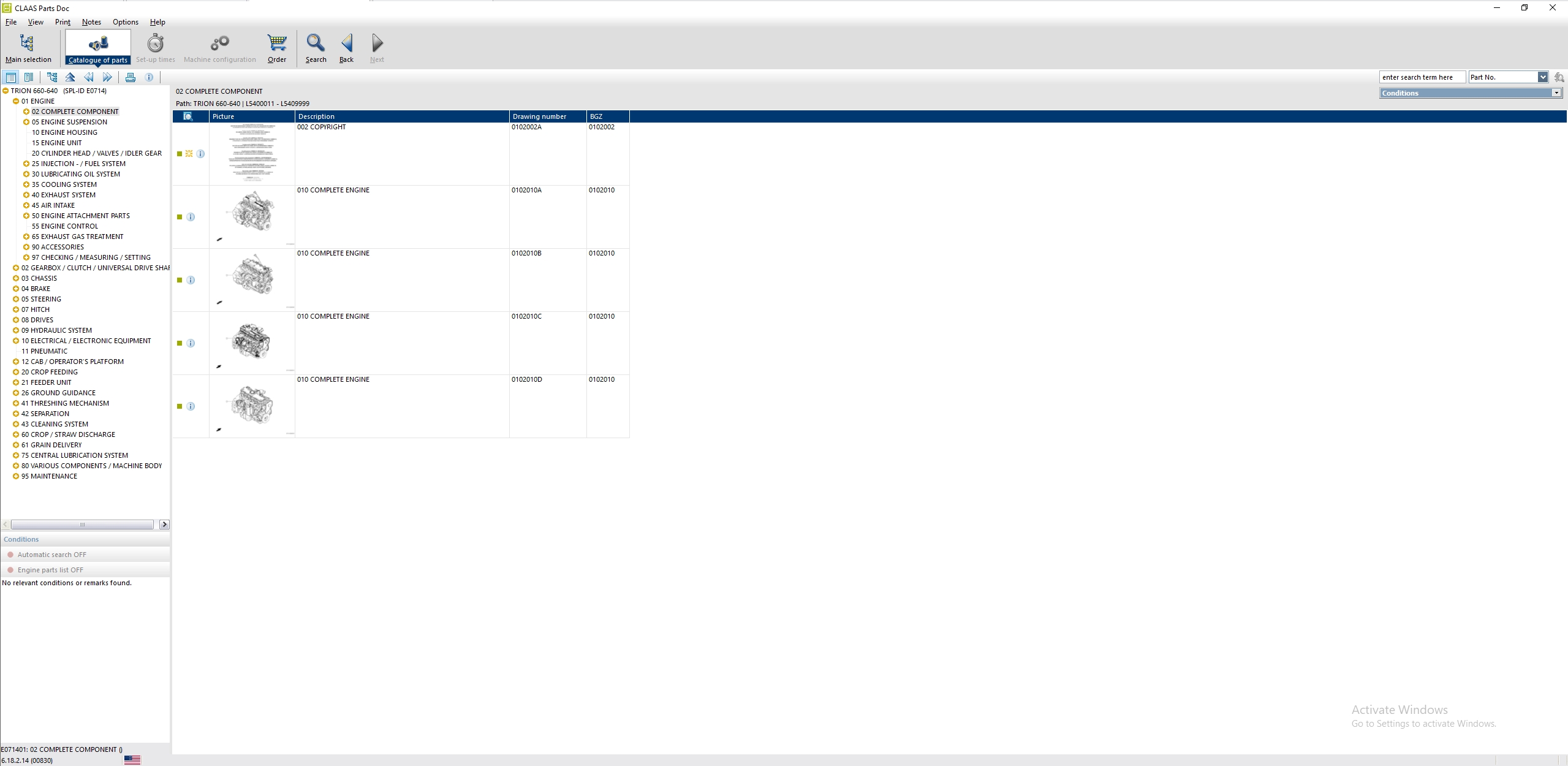 Claas EPC Parts Doc 2.2 05.2024 830 Spare Parts List How To Install Guide Instruction