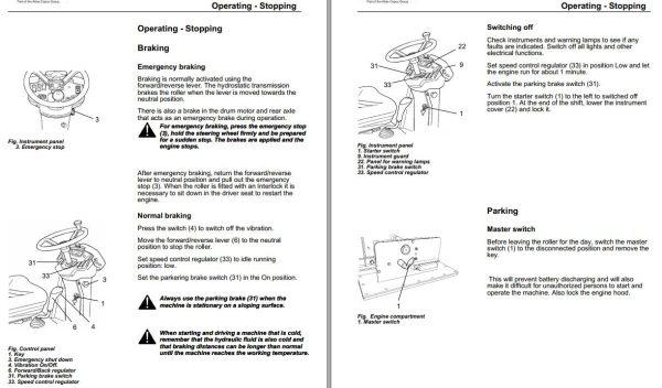 Dynapac Vibratory Roller CA250-II Operation and Maintenance Manual