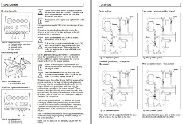 Dynapac Static Three-Drum Roller CS141 Operation Manual