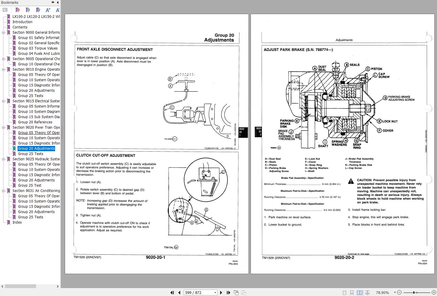Hitachi Wheel Loader LX150-2 Technical Manual T482E-02