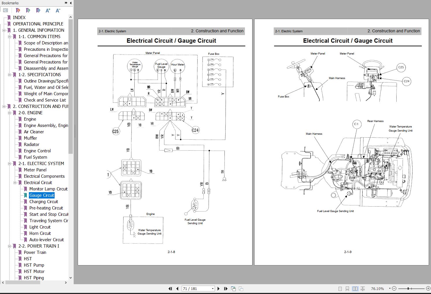 Hitachi Wheel Loader LX20-7 Training Text