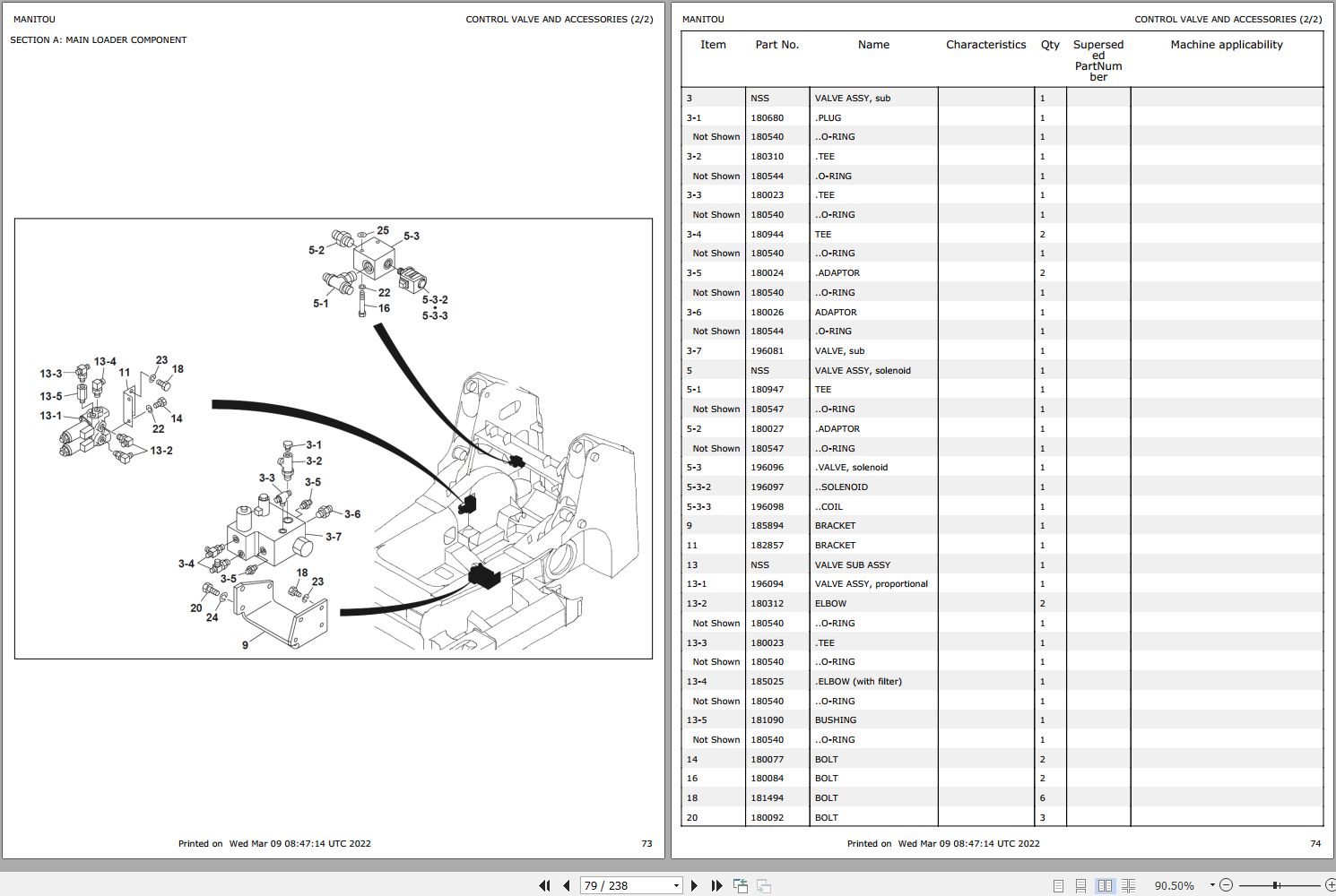 Mustang Compact Track Loader MTL316 Parts Manual 917296