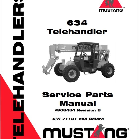 Mustang Telehandler 519 Parts Manual