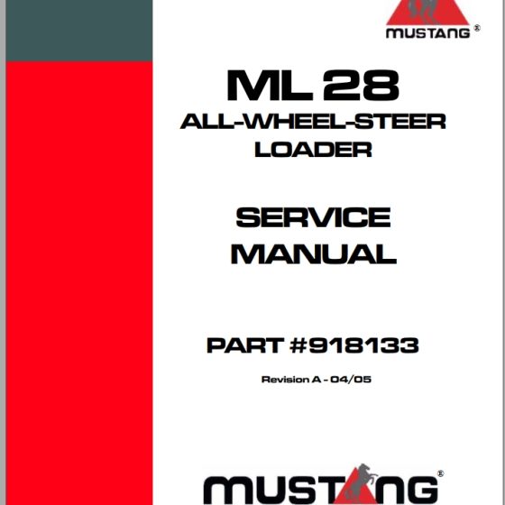 Mustang Telehandler 742 944 1155 Service Manual 913237B