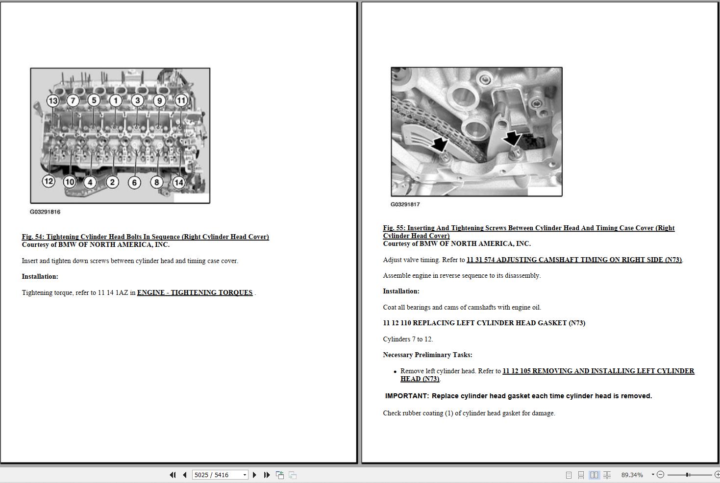 BMW E65 E66 E67 E68 7 Series 2002-2008 Diagram & Service Repair Manual