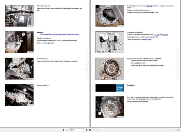 BMW F45 2014-2020 Service & Repair Manual