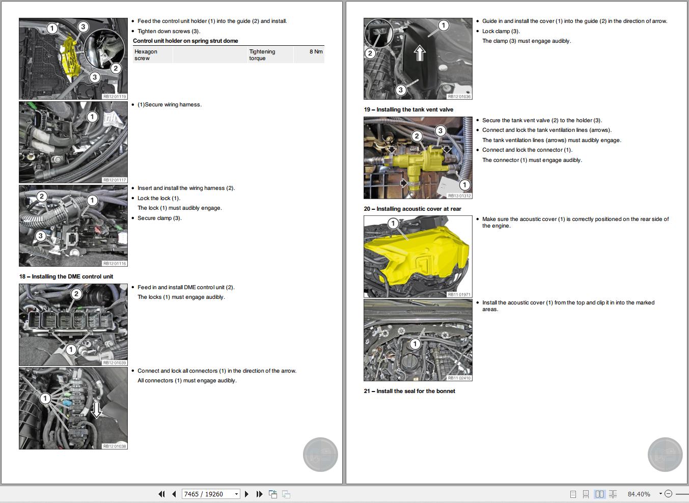 BMW G30 Diagrams & Service Repair Manual