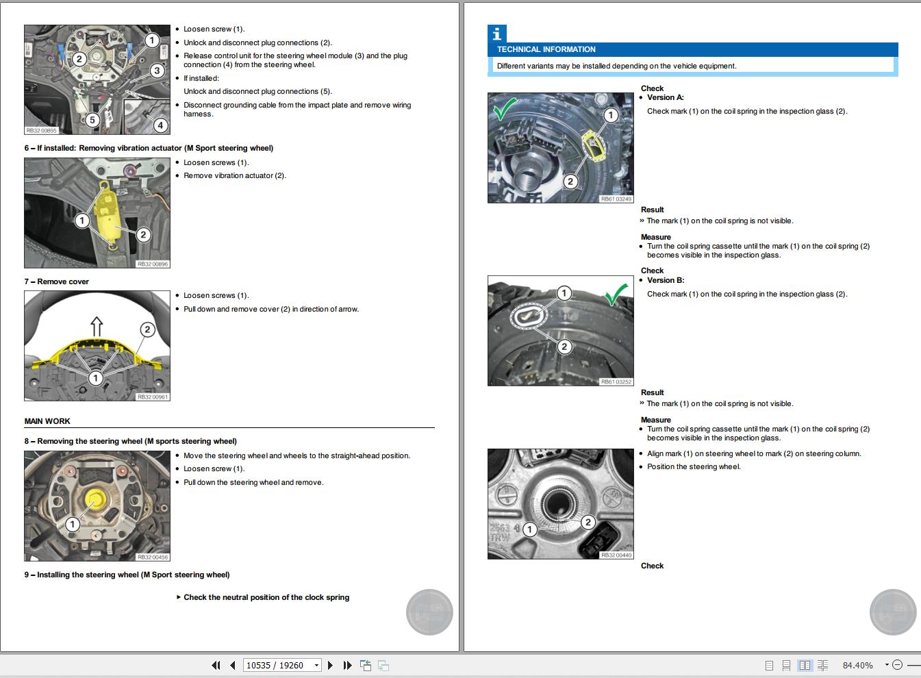 BMW G30 Diagrams & Service Repair Manual