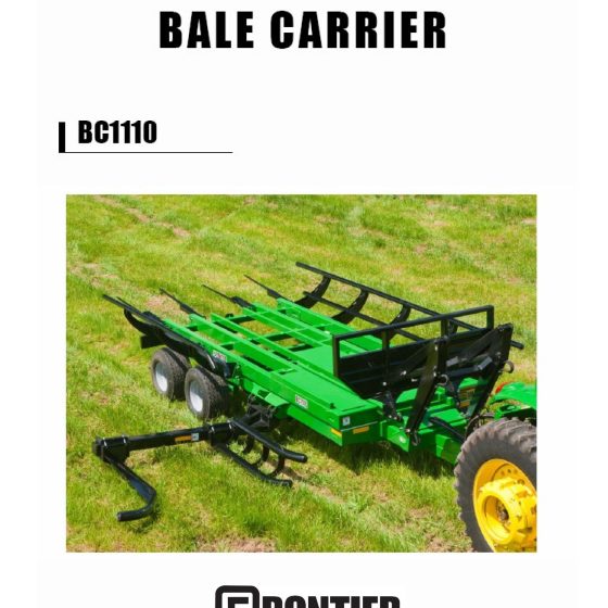 Frontier Bale Carrier BC1108 Operator's Manual