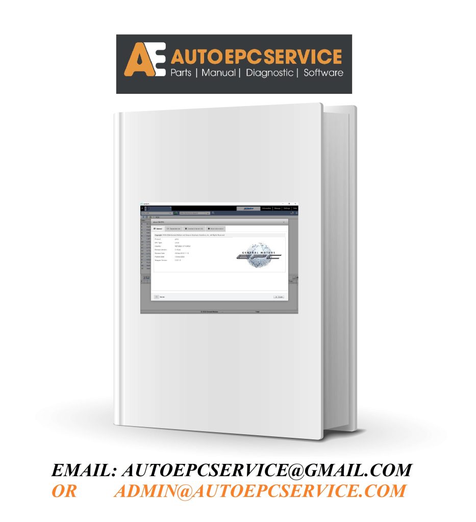 VMWare General Motors GM Korea EPC 06.2024 Spare Parts List How To Install Guide Instruction