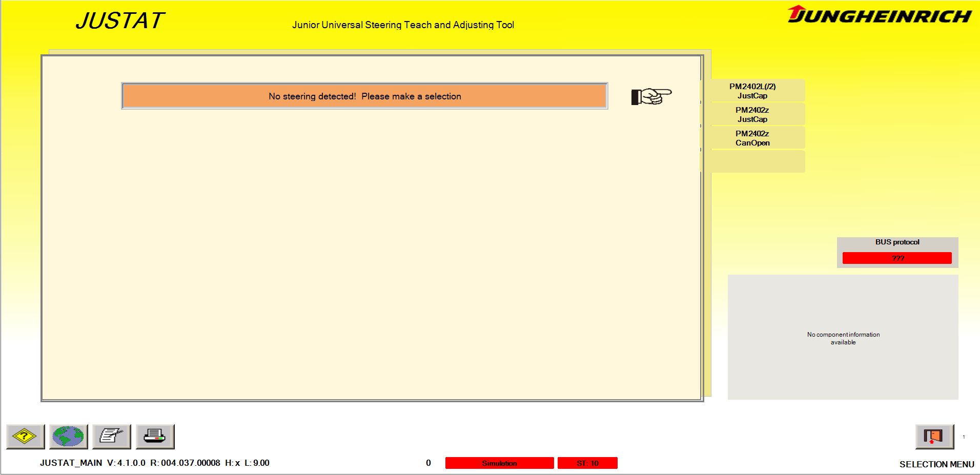 Jungheinrich Justat Junior Universal Steering Teach Adjusting Tool ...