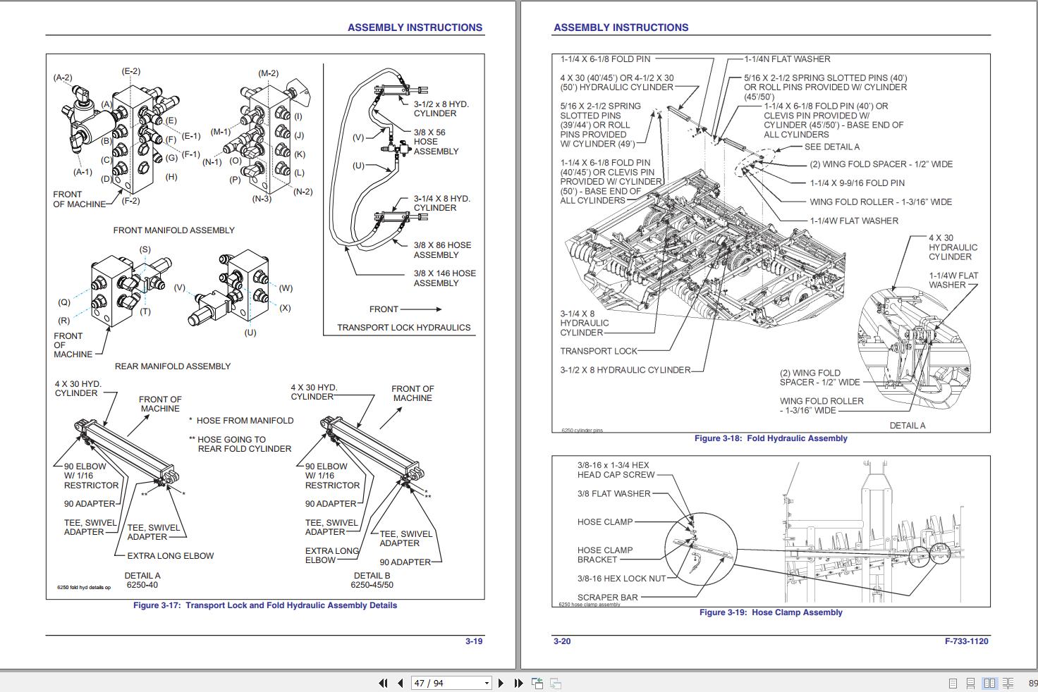 Landoll Disc 6250 Operator's Manual F-733-1120