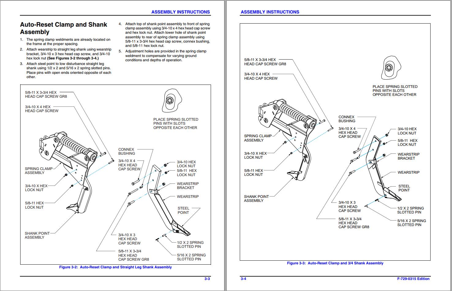 Landoll Rigid Folding In-Row Ripper 2511 Series Operator’s Manual