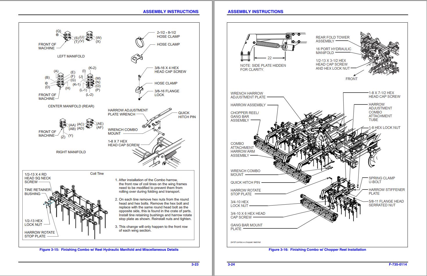 Landoll Weatherproofer I 2410F Operator's Manual F-735-0114