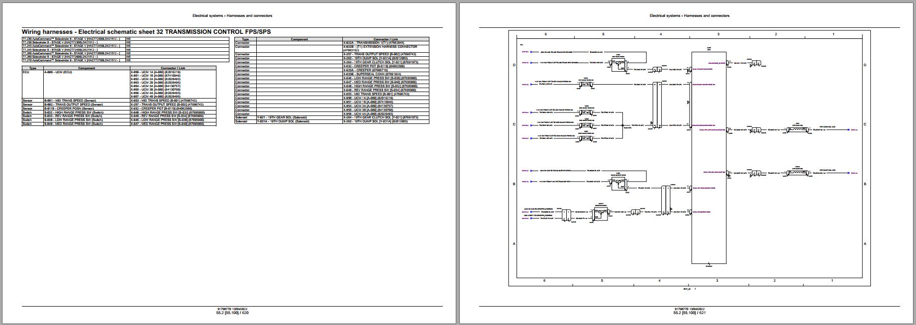 New Holland Tractor T7.195S - T7.270 AutoCommand Stage V Service Manual ...