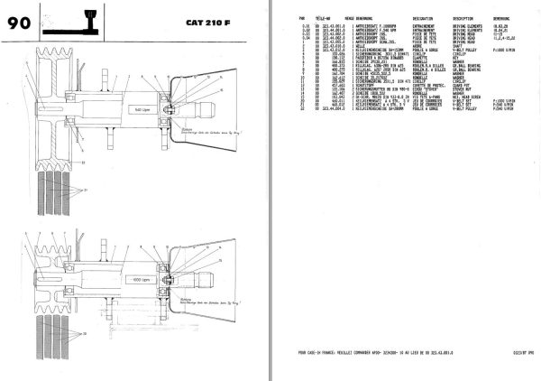 Pottinger Agricultural CAT 210 F Parts Catalog