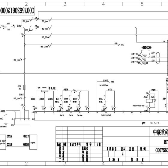 Zoomlion Rough Terrain Crane RT100 Load Chart Manual
