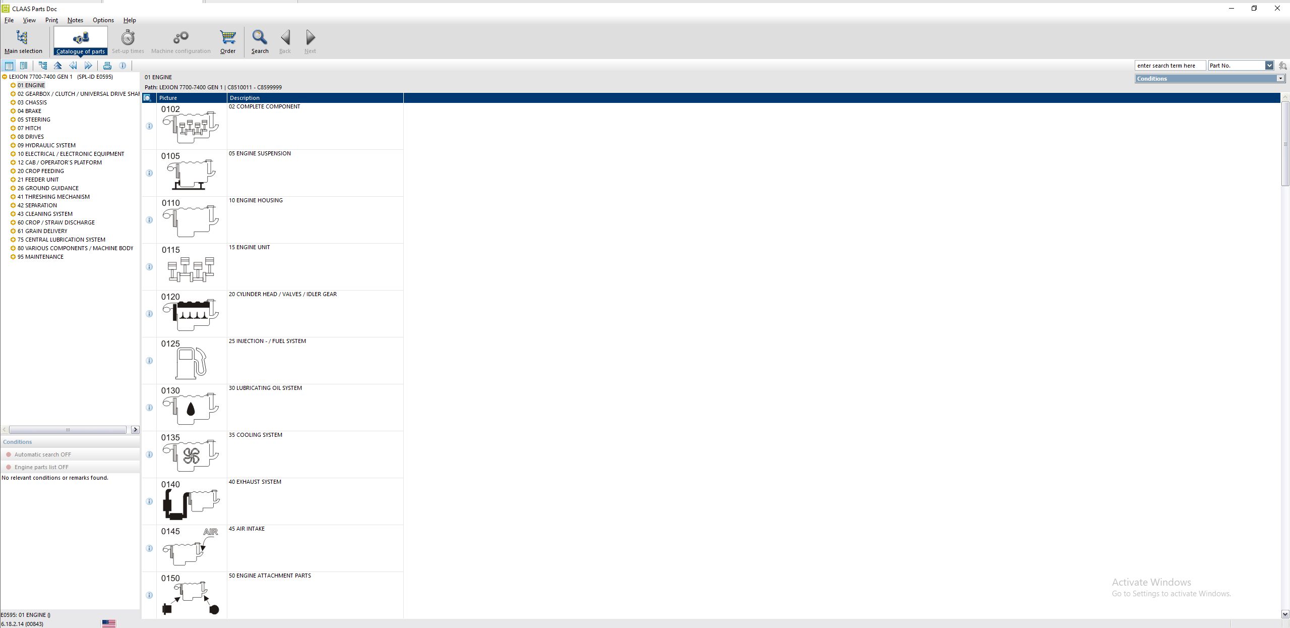 Claas Parts Doc 2.2 08.2024 843 EPC Spare Parts List How To Install Guide Instruction